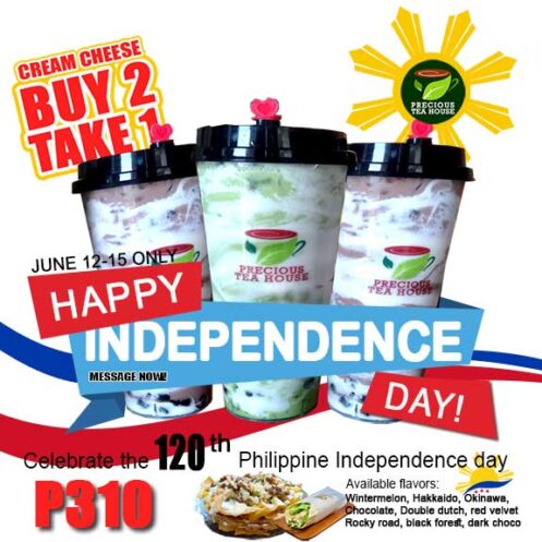 Independence Day Milk Tea Promo - CebuImage